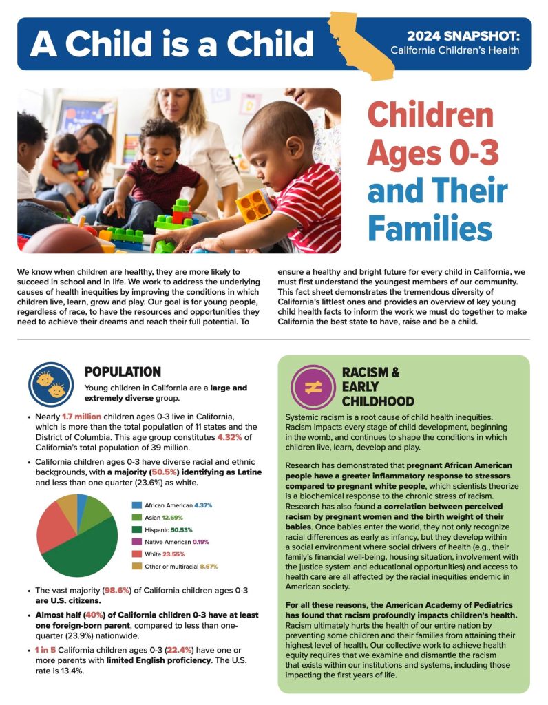 A Child is a Child: A Snapshot of Children's Health in California - The ...