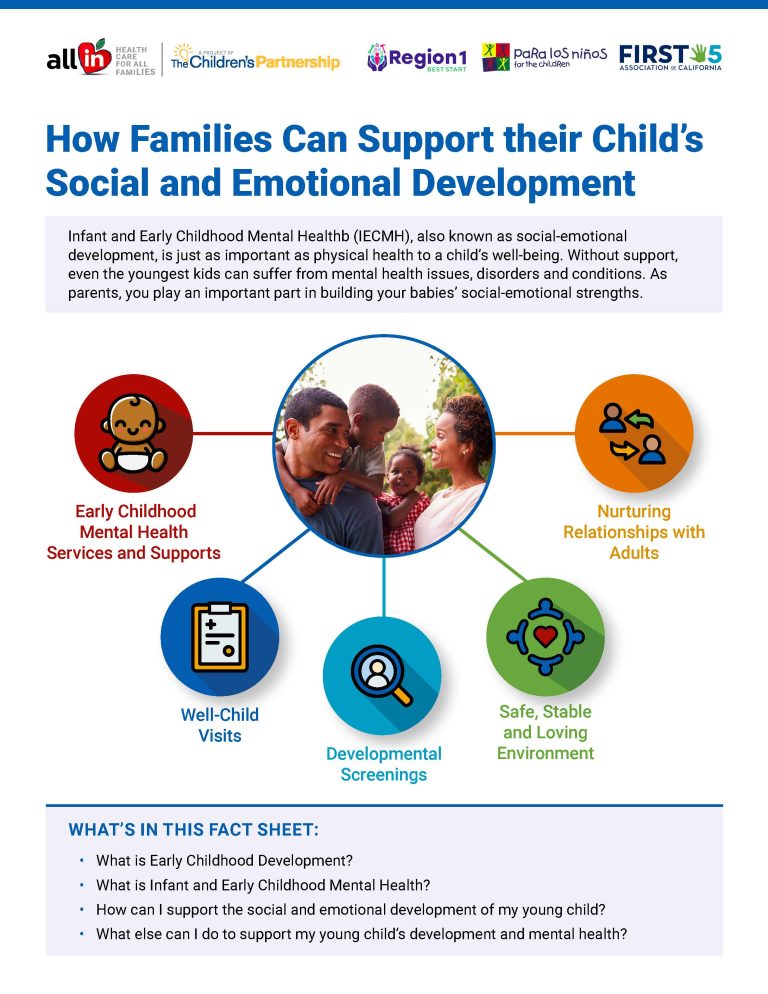 How Families Can Support their Child’s Social and Emotional Development ...