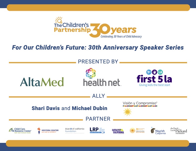 Celebrating 30 Years! - The Children's Partnership